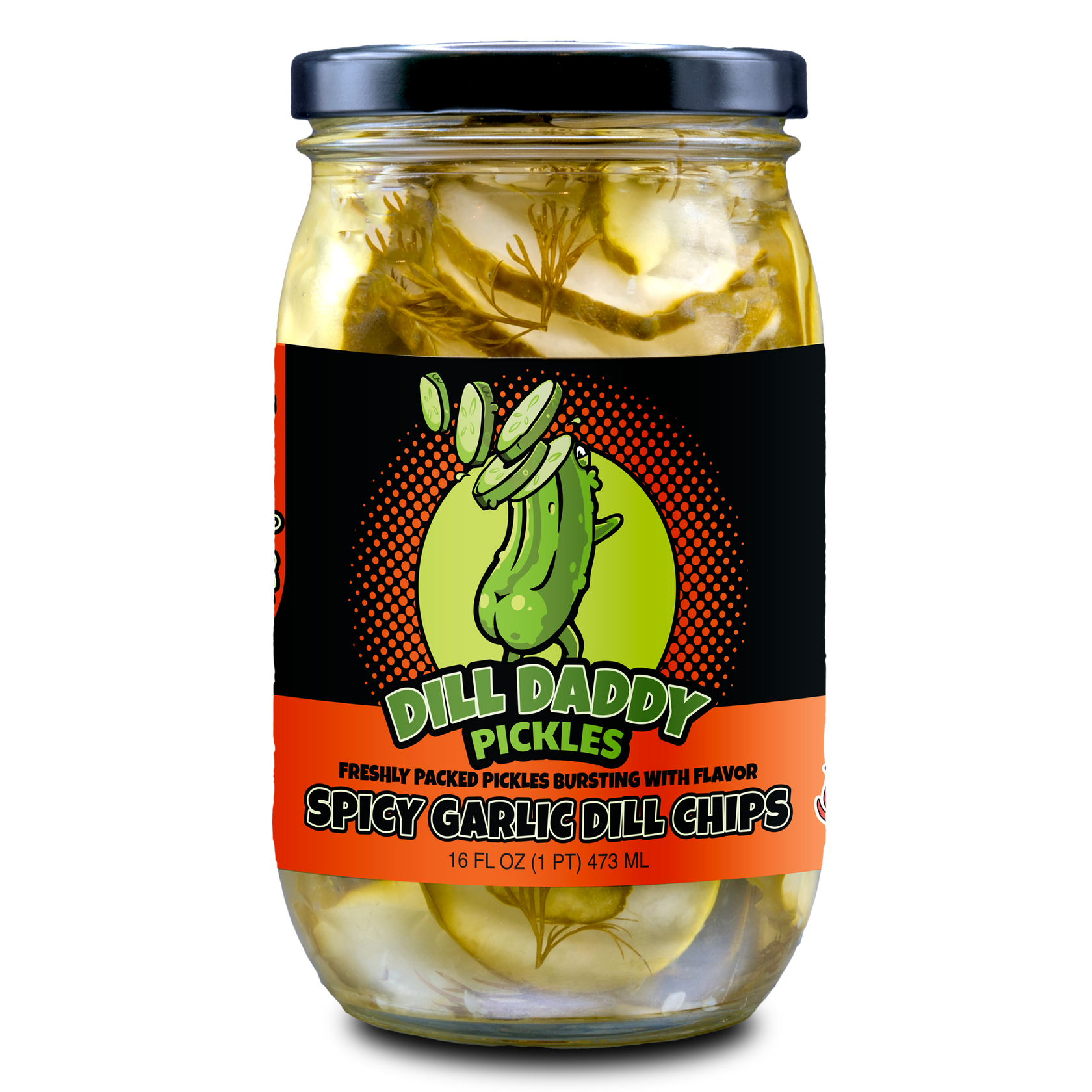 Spicy Garlic Dill - Pickle Chips (16 oz) - 3 Pack – Dill Daddy Pickles