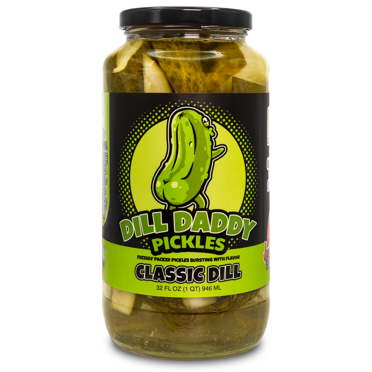 Freshly Packed Pickles, Bursting with Flavor - Dill Daddy Pickles