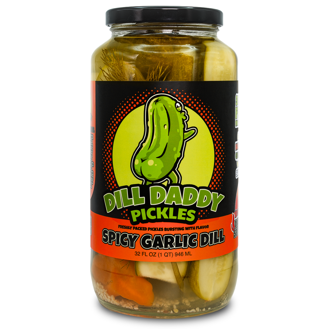 Freshly Packed Pickles, Bursting with Flavor - Dill Daddy Pickles
